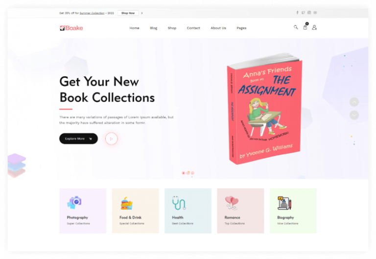 10 Best Bookstore Website Templates for a Successful Online Presence ...