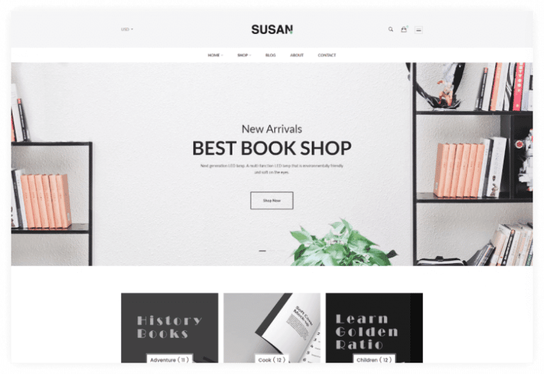10 Best Bookstore Website Templates for a Successful Online Presence ...
