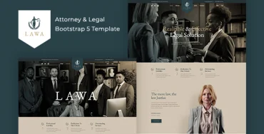 Lawa - Attorney & Legal Bootstrap 5 Template